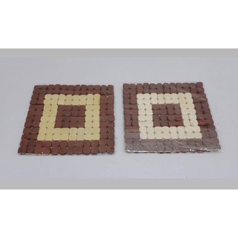 Jual ALAS PANAS BAMBU SEGI 14 CM | Shopee Indonesia