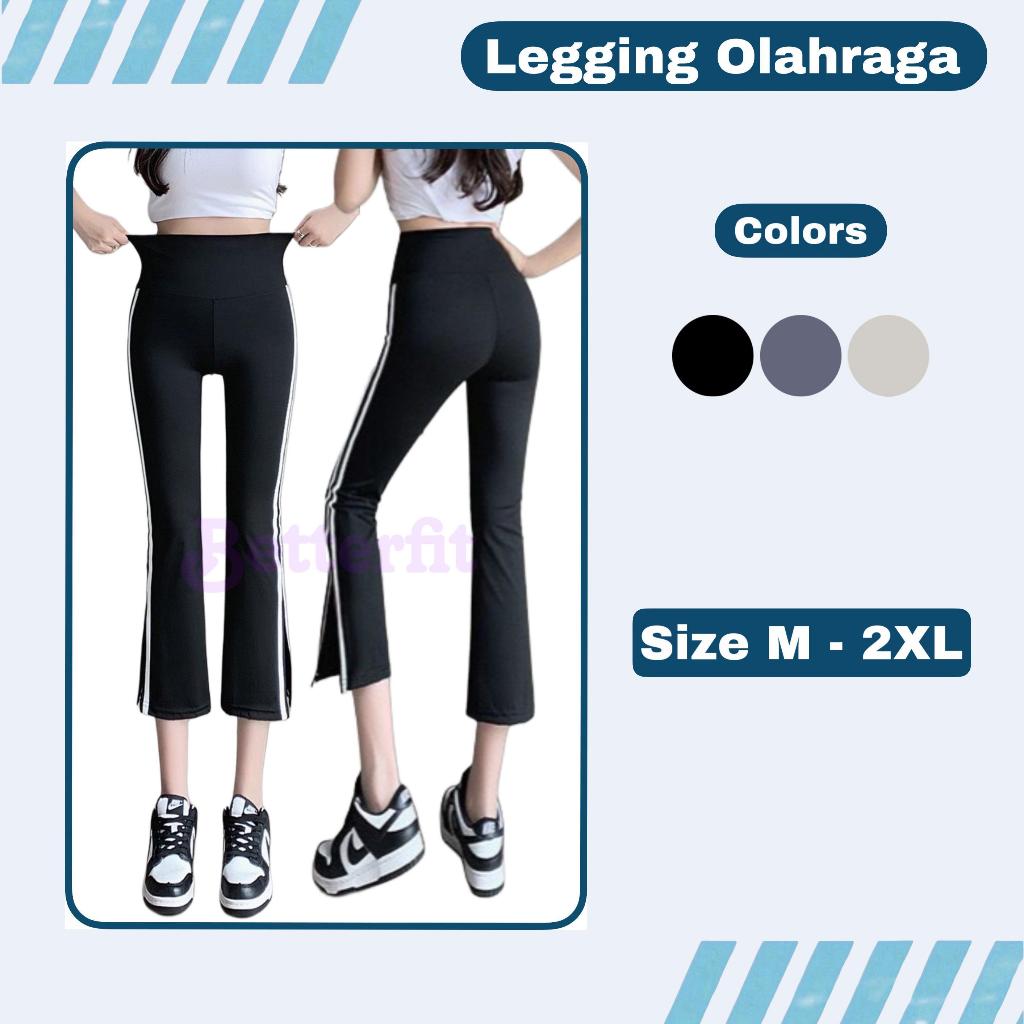 Jual CUTBRAY FLARE 3/4 HIGHWAIST LEGGING Yoga Pilates - Legging Cut ...