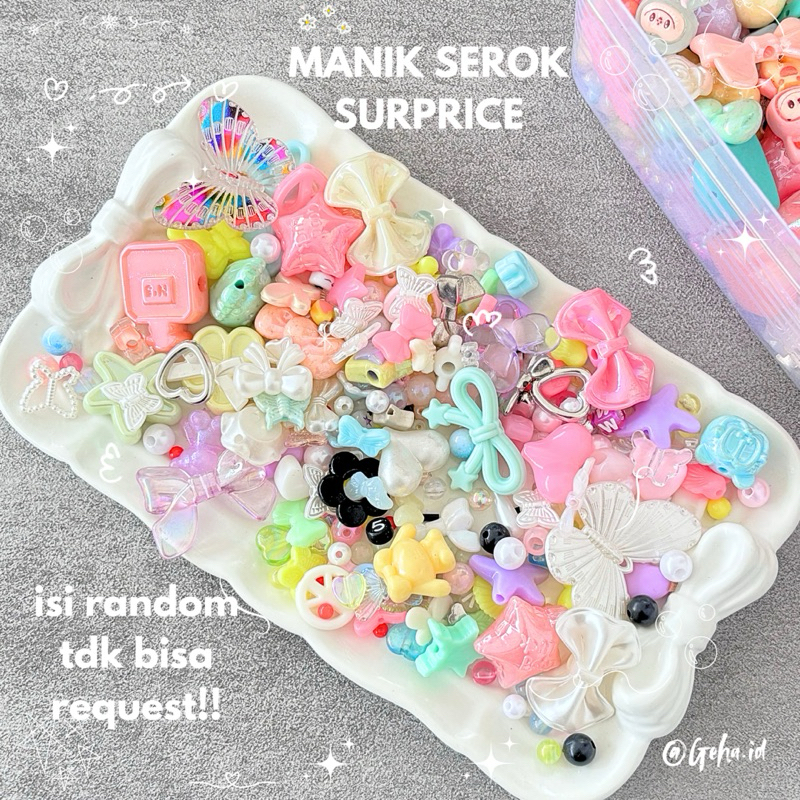 Jual 50gr manik suprice | 50gr manik cuci gudang| Manik campur mote ...