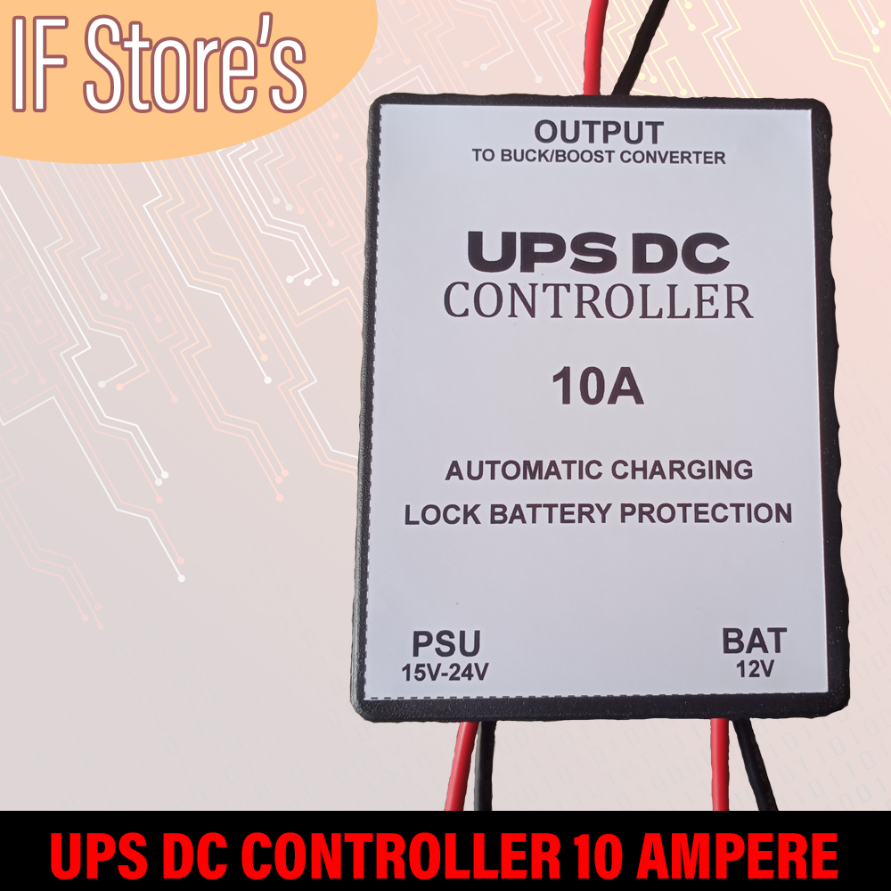 Jual UPS DC CONTROLLER 10 AMP AUTO CHARGING BATTERY LOCK PROTECTION ...