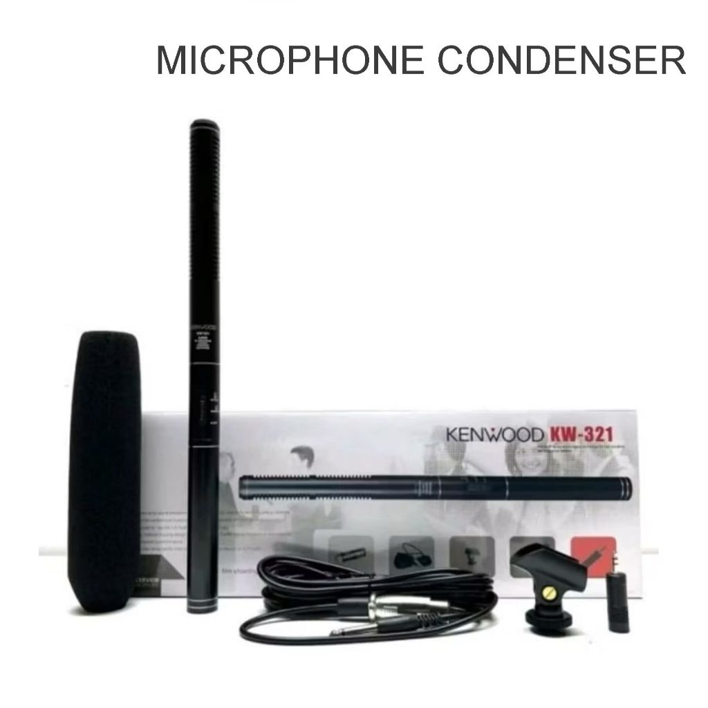 Jual MICROPHONE CONDENSER KENWOOD KW321 MICROPHONE PODIUM | Shopee ...