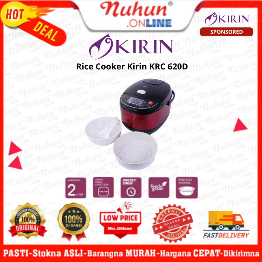 Jual [CIANJUR] Rice Cooker Kirin KRC 620D | Shopee Indonesia