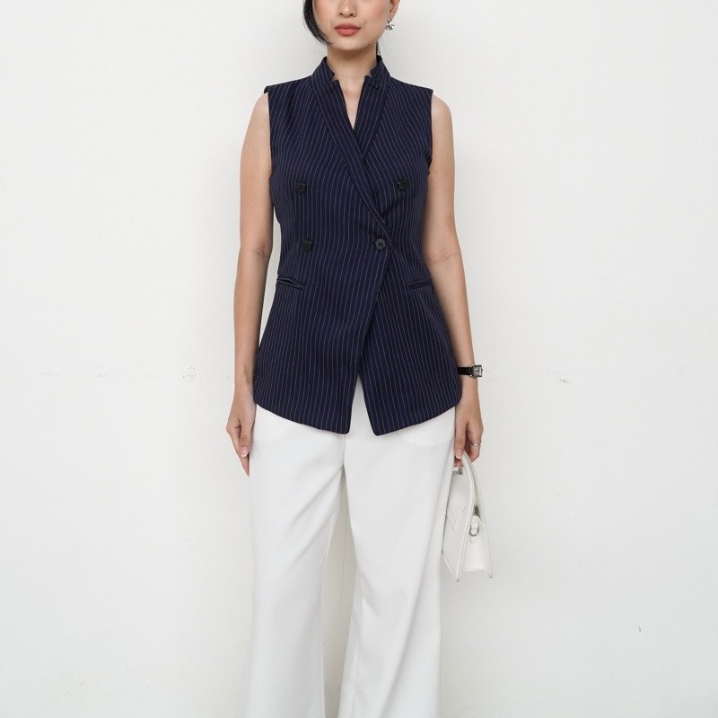 Jual Atasan Vest Rompi Wanita Kekinian Tanpa Lengan Terbaru Aesthetic ...