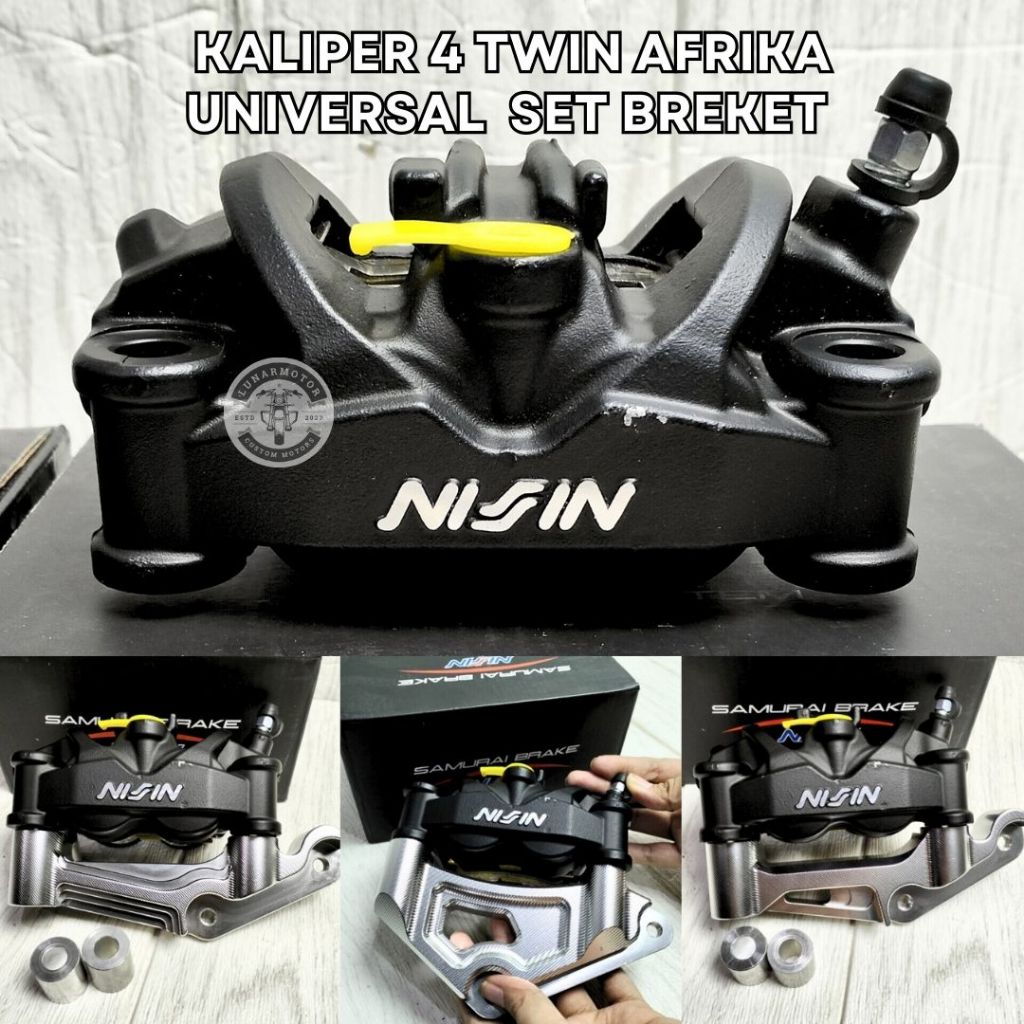 Jual KALIPER TWIN AFRICAN NISSIN TWIN AFRICA SET BREKET NINJA MEGAPRO KALIPER TWIN AFRIKA SET ...