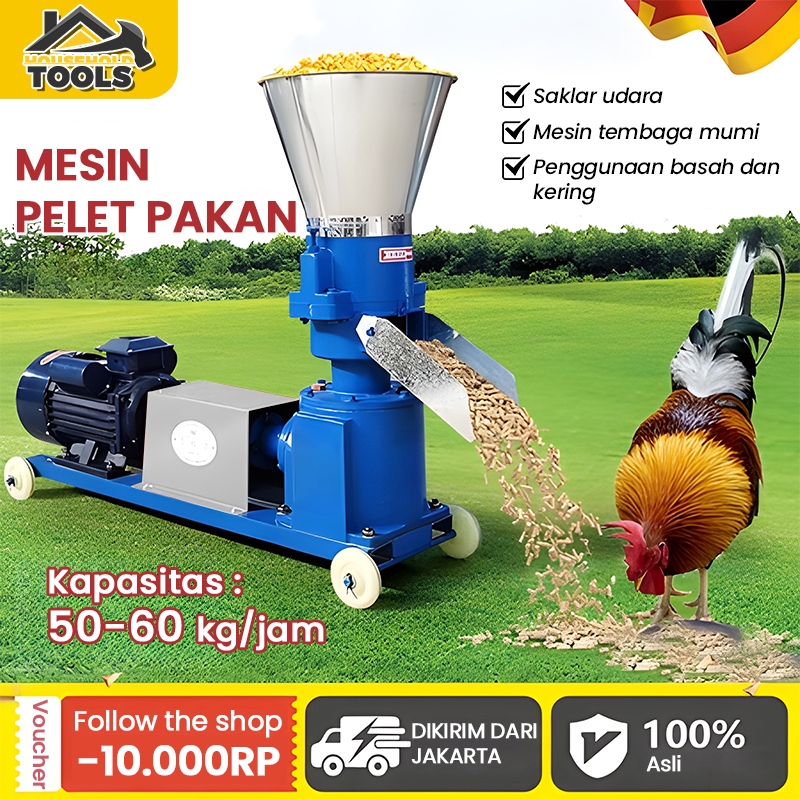 Jual Mesin pelet pakan/Mesin pakan pelet besar 220V /Mesin Cetak Pelet Vertikal Jumbo/mesin ...