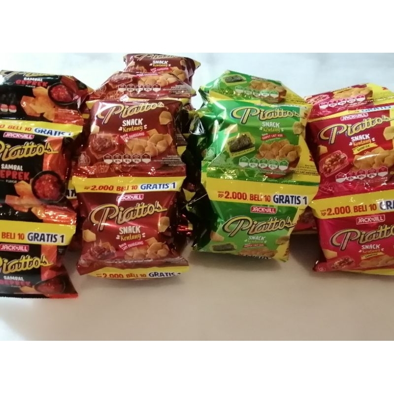 Jual Piattos Snack Kentang Kemasan Renceng - Isi 10Pcs | Shopee Indonesia