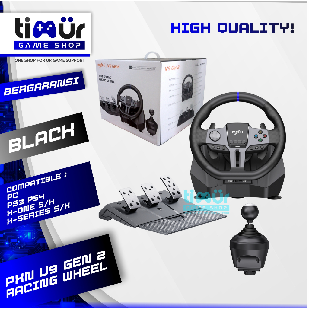 Jual PXN V9 GEN2 Steering Wheel 16 Bit Magnetic Encoder Racing with RGB ...