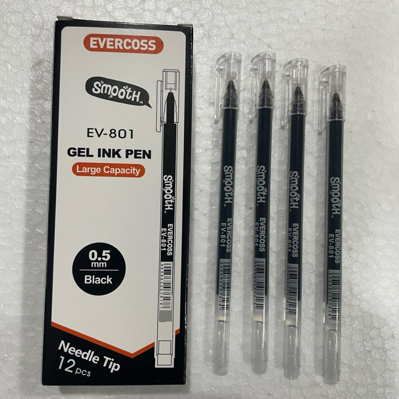 Jual Bolpen Gel EVERCOSS SMOOTH EV-801 (12 pcs) | Shopee Indonesia