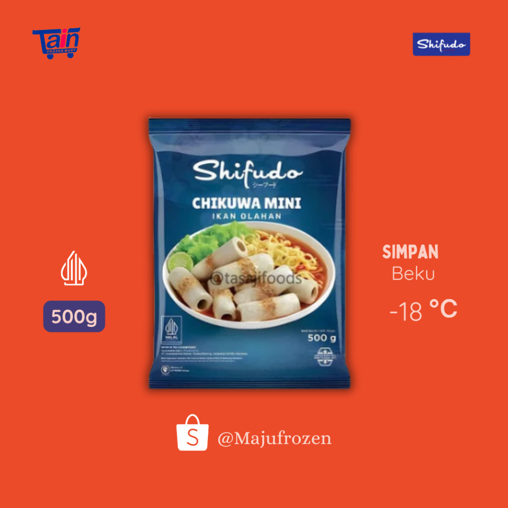 Jual SHIFUDO Chikuwa Mini 500gr / Frozen Food / Olahan Makanan beku ...