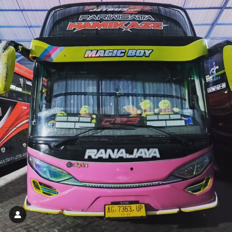 Jual PAKET WINGLET KOMPLIT Jet Bus SHD 2 Lips Big Bus | Shopee Indonesia