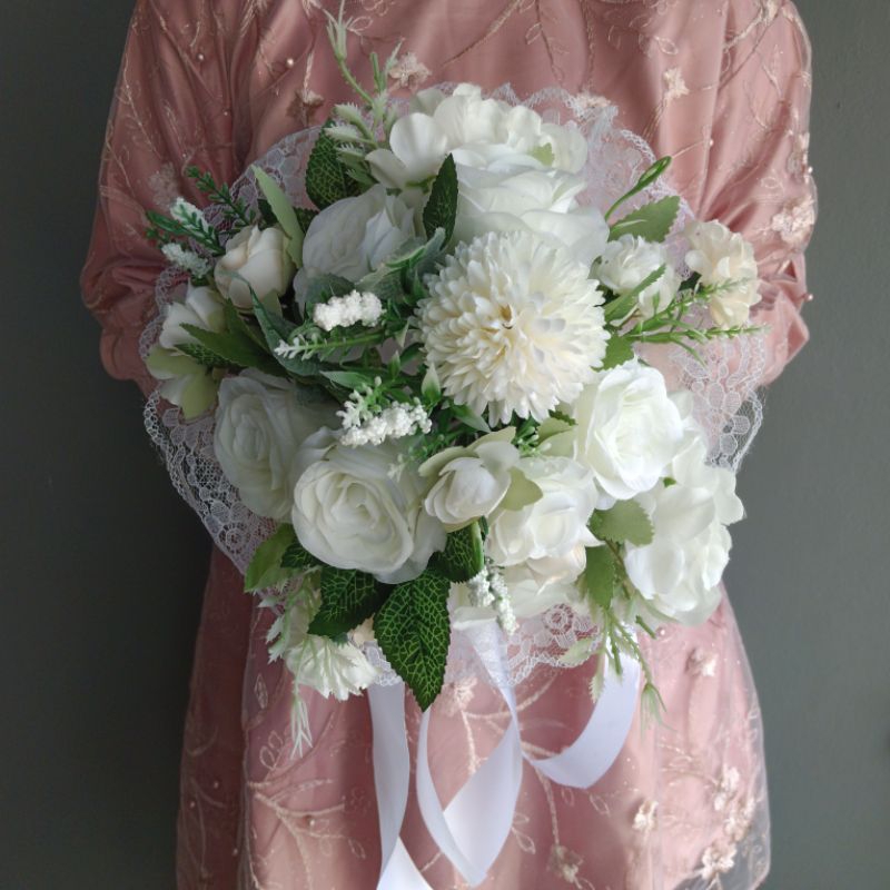 Jual Buket Bunga Pernikahan / Lamaran / Prewedding Handbouquet ...