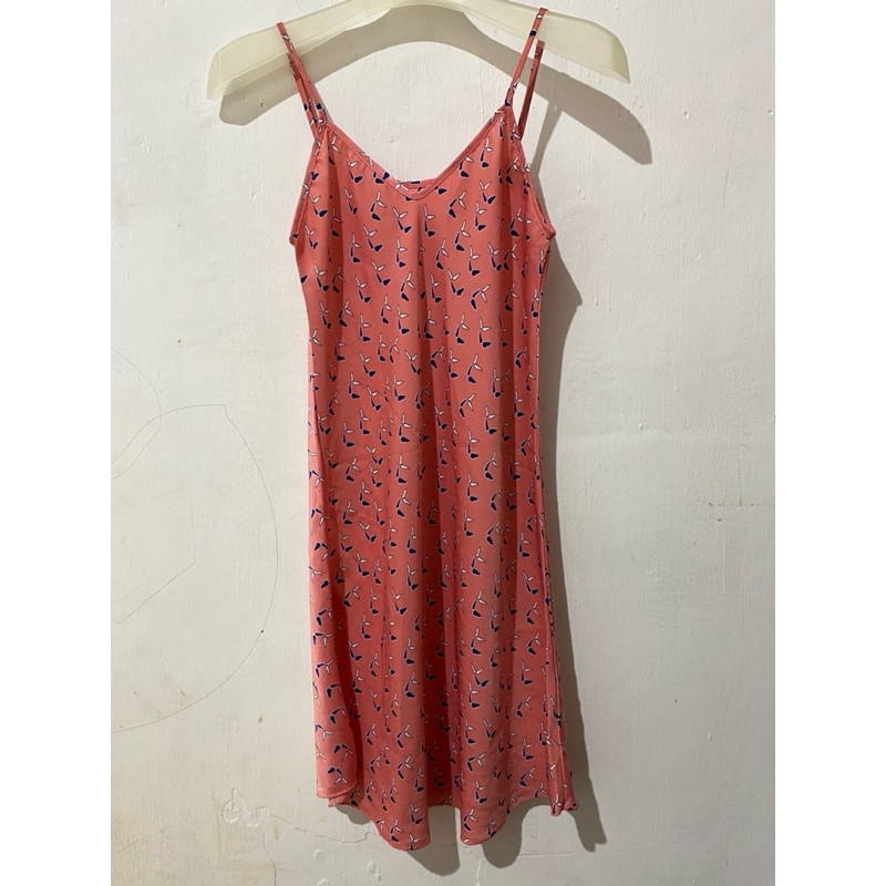 Jual Lingerine baju tidur daster tank pink kupu | Shopee Indonesia