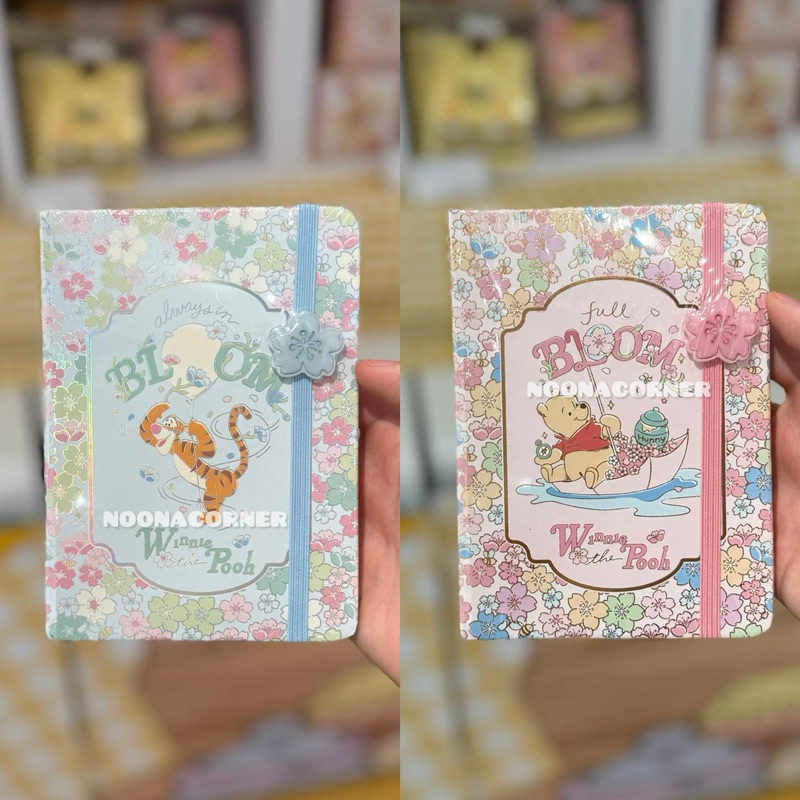 Jual Ohsome x Disney ‼️ Notebook Hard Cover A6 with Strap Winnie The ...