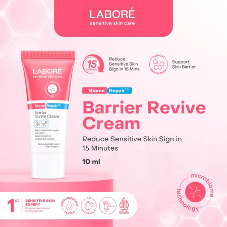 Jual Labore Sensitive Skin Care Barrier Revive Cream 10ml | Shopee ...