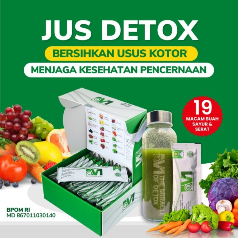Jual Natural Bio V1 Detox Nasa Herbal Cuci Usus Kotor 1 Box Original ...