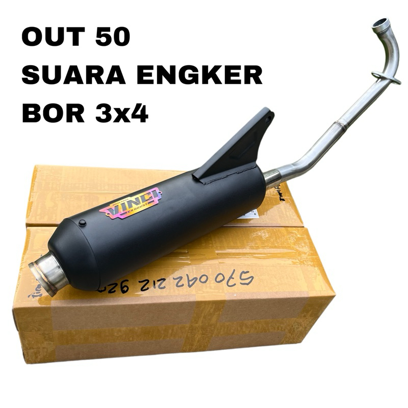Jual Knalpot Moncong Shijiro Type luster Original Vinci Exhaust ...