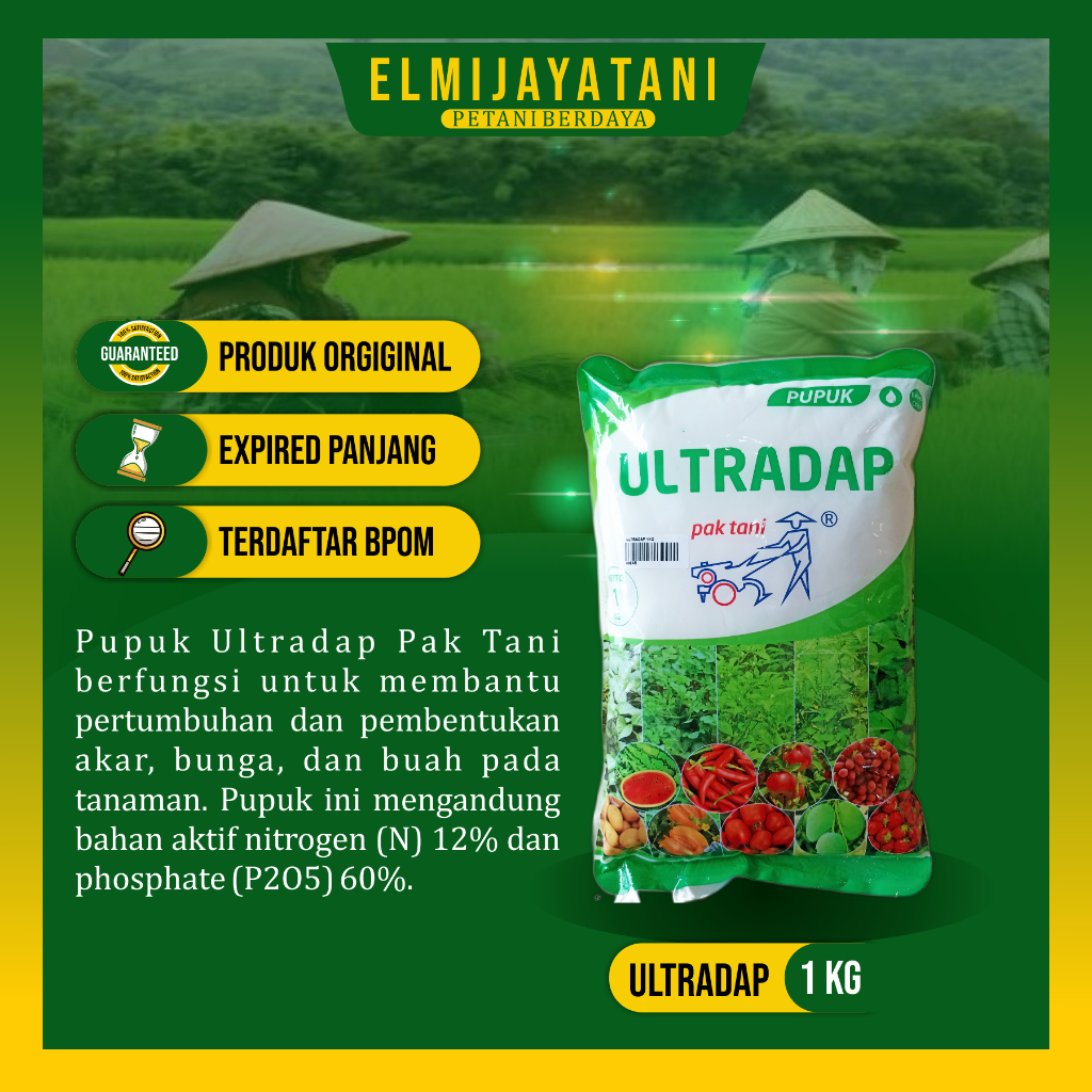Jual Pupuk Ultradap Pak Tani 1 KG | Shopee Indonesia
