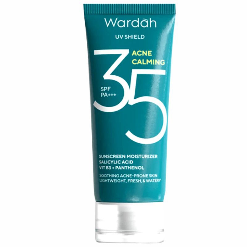 Jual Wardah UV Shield Acne Calming SPF 35 PA+++ Sunscreen Moisturizer ...