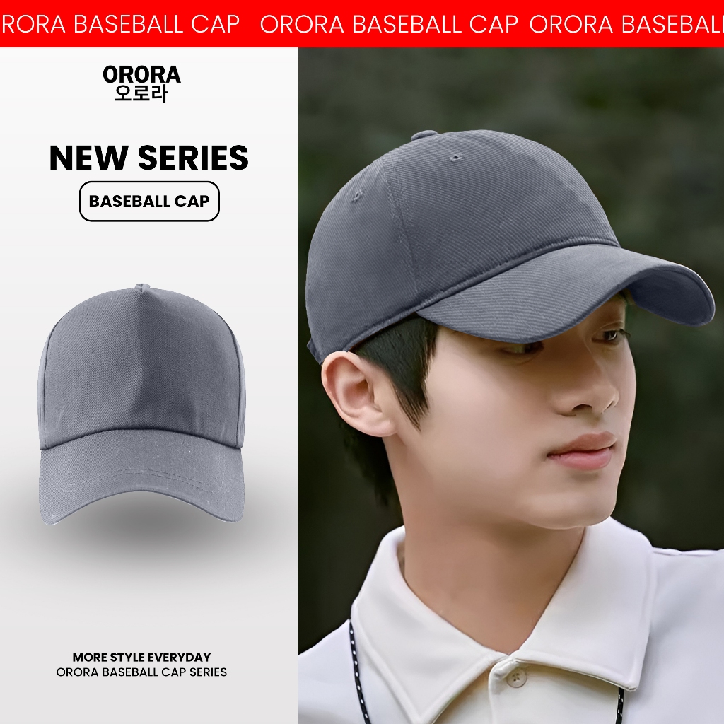 Jual Orora Topi Baseball Cap Pria Wanita Model Baru Topi Polos Casual ...