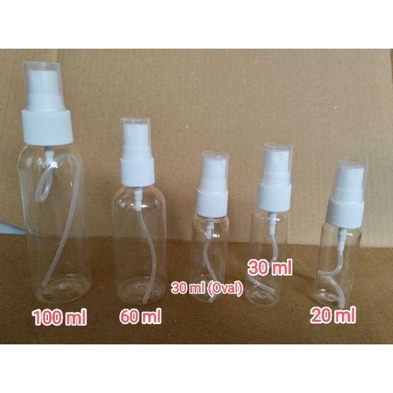 Jual BOTOL SPRAY 20ml 30ml 50ml 60ml 100ml Botol semprot parfum 20 30 ...
