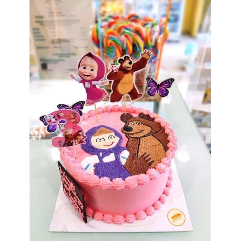 Jual Kue Ulang Tahun Marsha / Cake Marsha / Kue Ulang Tahun Anak ...