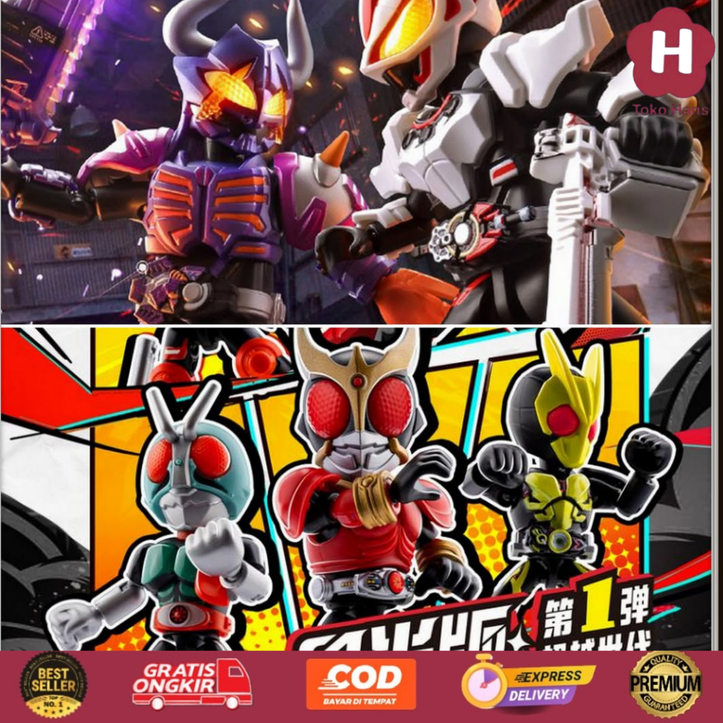Jual HTH Blokees KAMEN RIDER GAVV Starlight Version Vol 01 Action ...