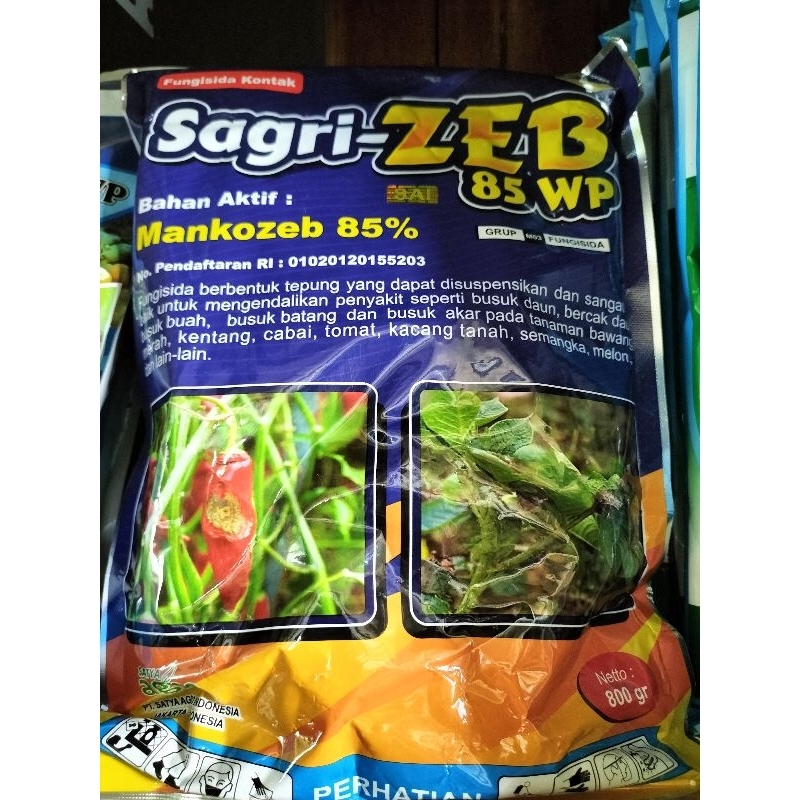 Jual Sagri Zeb Fungisida 85WP 800gr | Shopee Indonesia