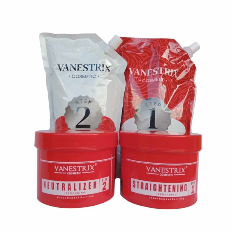 Jual Rebonding Vanestrix Bonding Cream Krim Pelurus Pelurusan Rambut ...