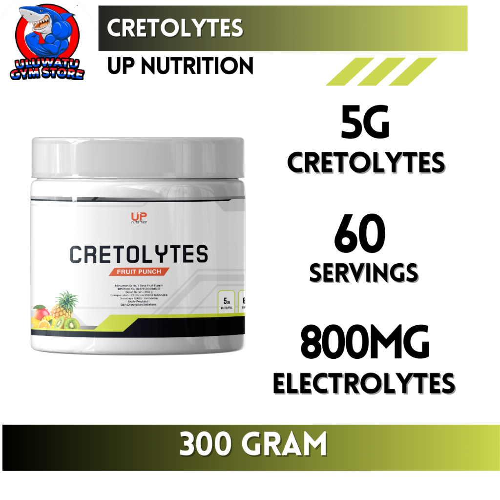 Jual Up Nutrition Cretolytes 4000 Mg Creatine Monohydrate - 60 Servings ...