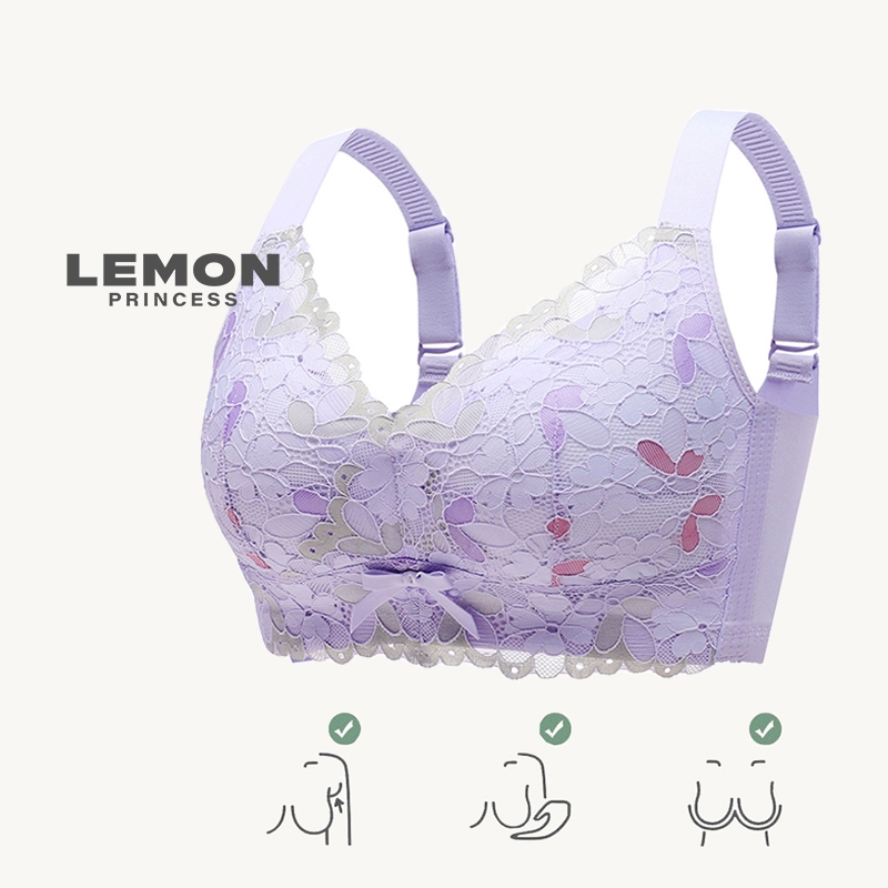 Jual LEMON PRINCESS Bra Renda Cup B/C/ D Tanpa Kawat Tidak Ada Busa ...