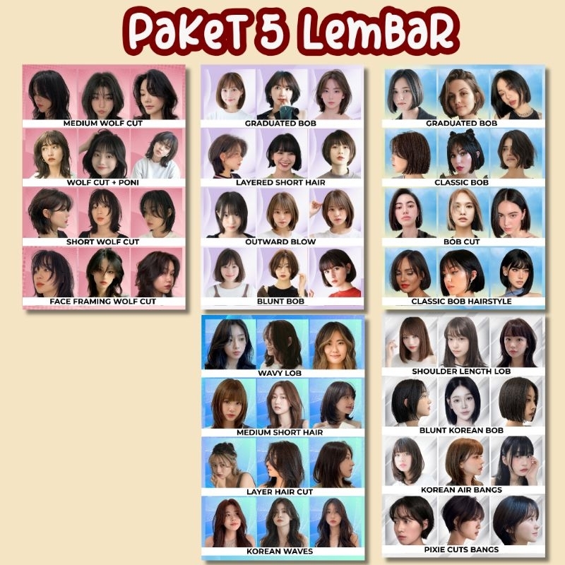 Jual POSTER PANGKAS RAMBUT POSTER CEWEK POSTER SALON | Shopee Indonesia