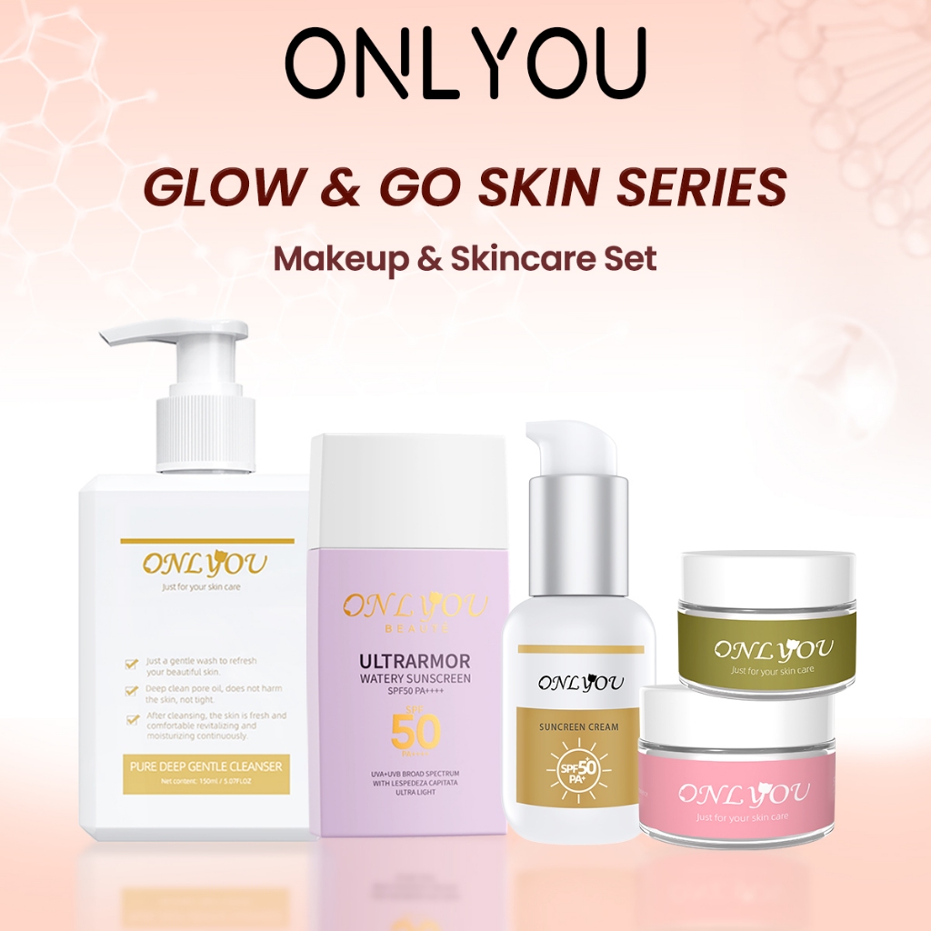 Jual ONLYOU Watery Sunscreen SPF50 PA++++ Dan Tone Up Cream Dan ...