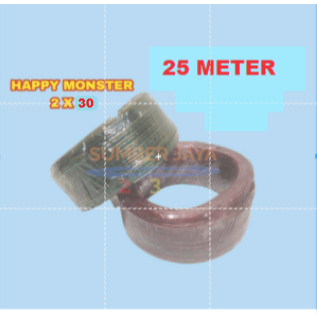 Jual Kabel Listrik Transparan Kabel Serabut 2x30 Roll Kabel Monster 2 x ...