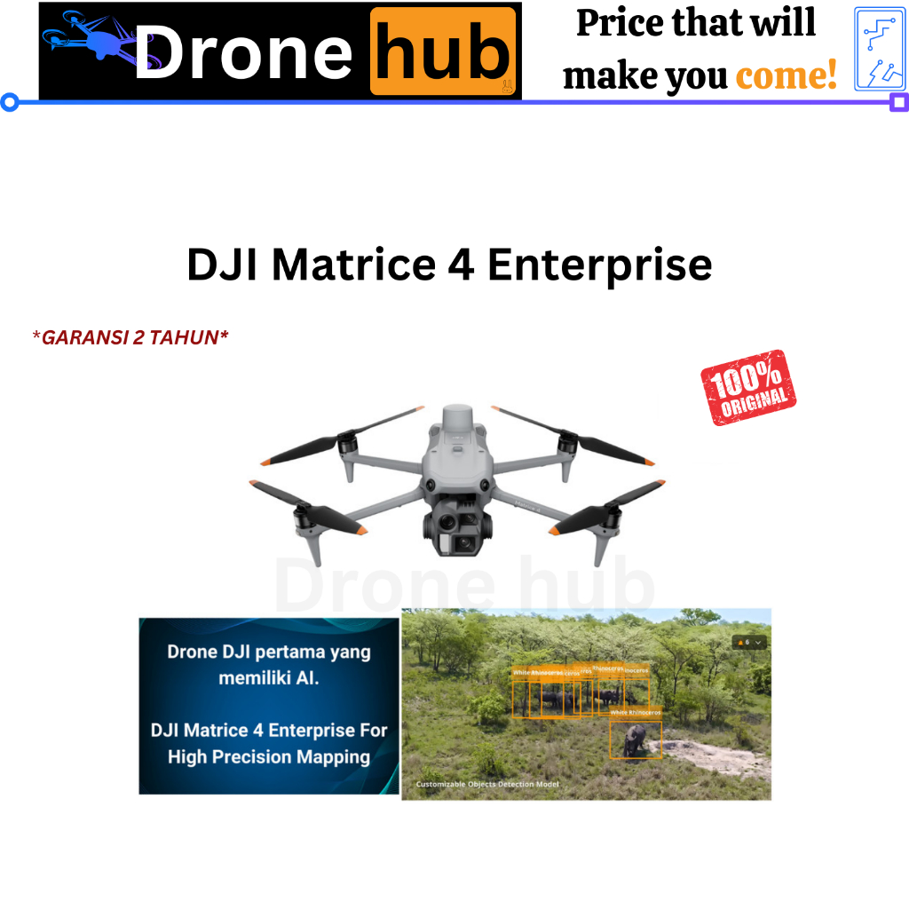 Jual DJI Matrice 4 Enterprise Drone Mapping Pemetaan/ Survey/ Inspeksi ...
