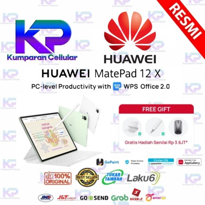 Jual Huawei MatePad 12 X PC-level Productivity dengan WPS Office 2.0 ...