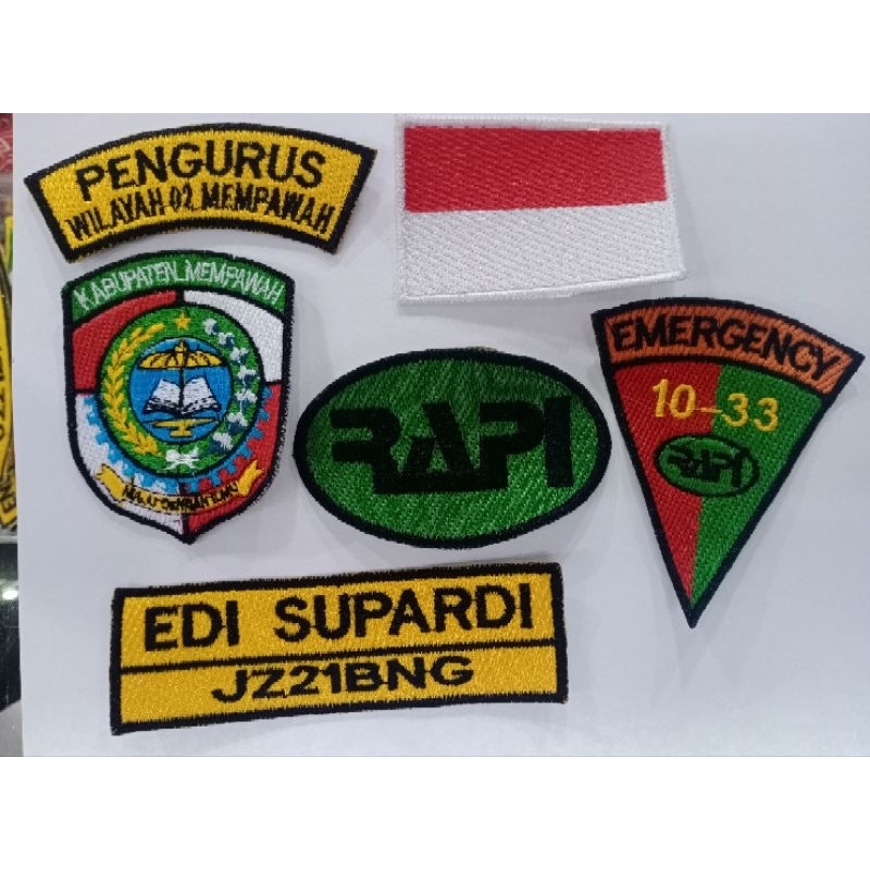 Jual logo rapi 1 set untuk seragam PDH | Shopee Indonesia