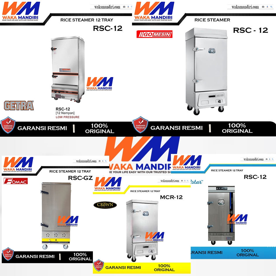 Jual Gas rice steamer ( GETRA-GOMESIN-FOMAC-CROWN-ROYAL) Gas Rice Steamer Low Pressure mesin ...