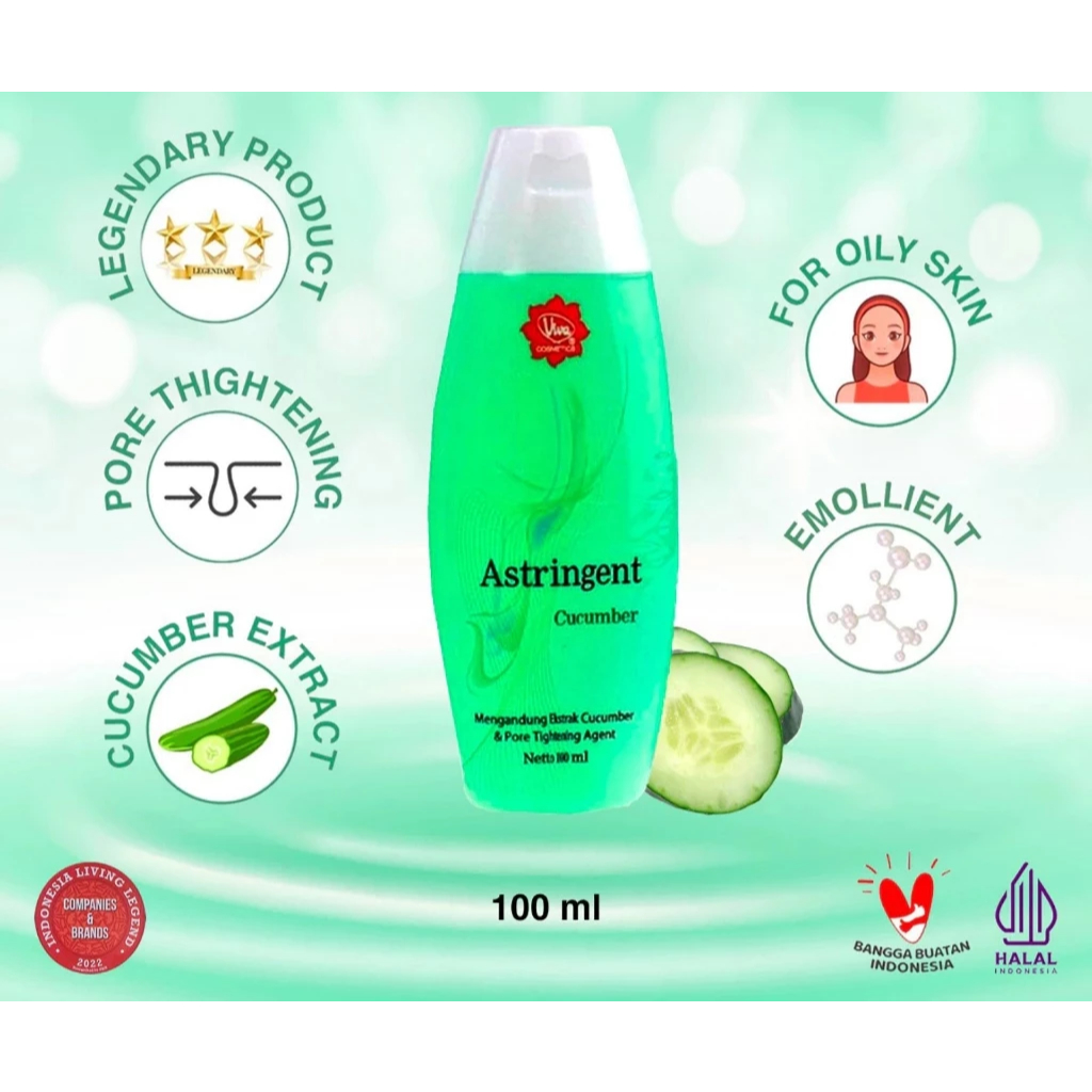 Jual Viva Astringent Cucumber 100 ml | Shopee Indonesia