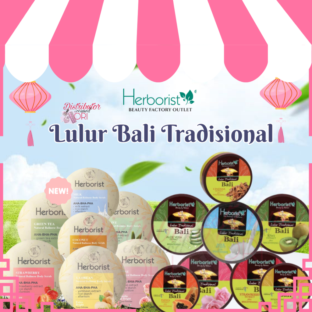 Jual Herborist Lulur Bali Tradisional 100gr | Herboris Lulur Bali ...