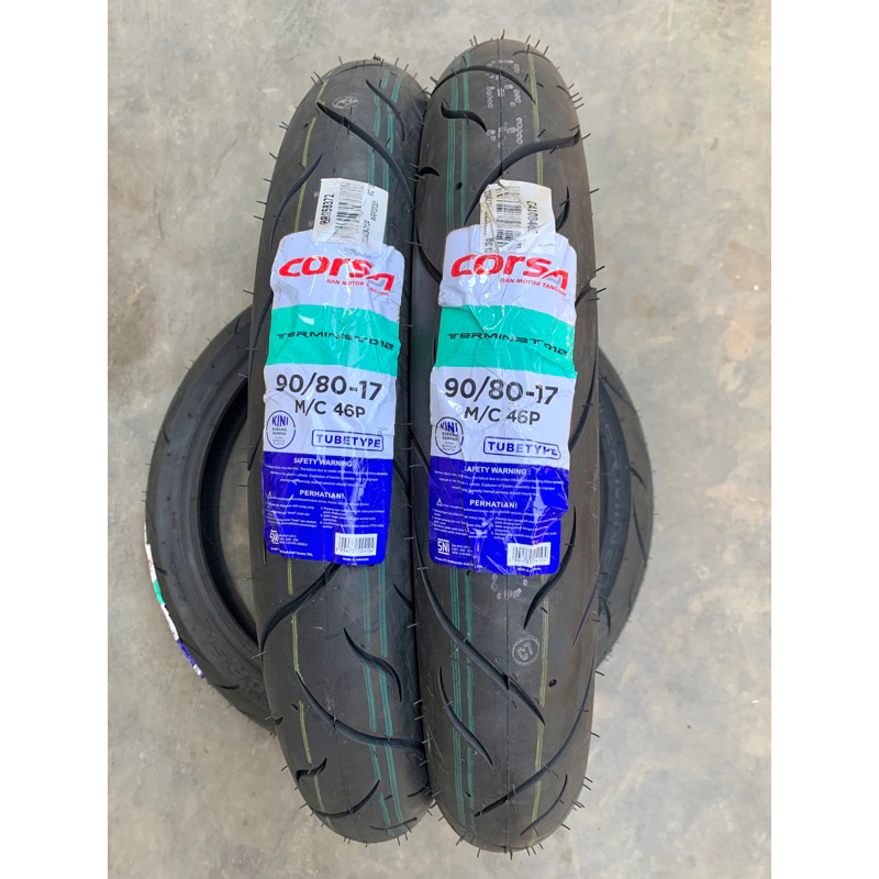 Jual Ban Luar Corsa Terminator 90/80-17 (tubetype) Original | Shopee ...