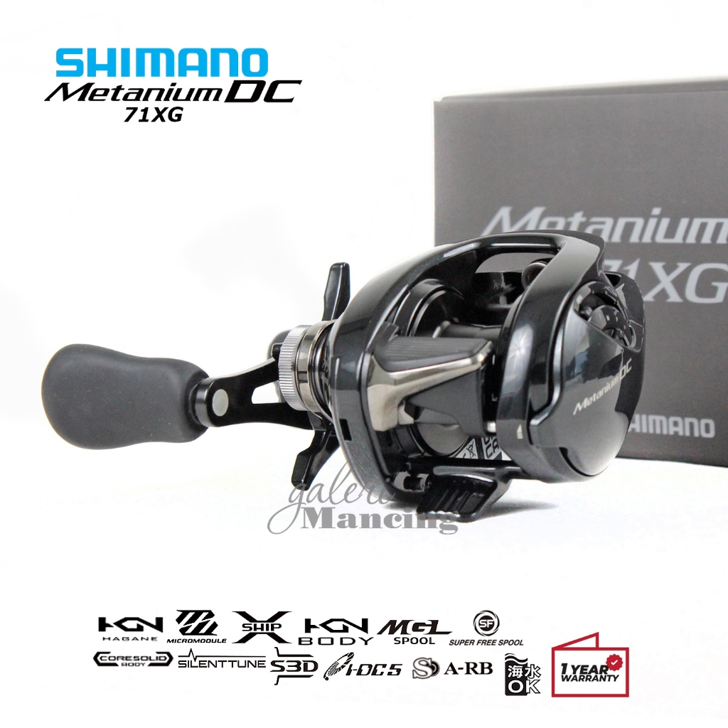 Jual Reel BC SHIMANO Metanium DC HAGANE | Baitcasting Resmi [2024] Galeri Mancing | Shopee Indonesia