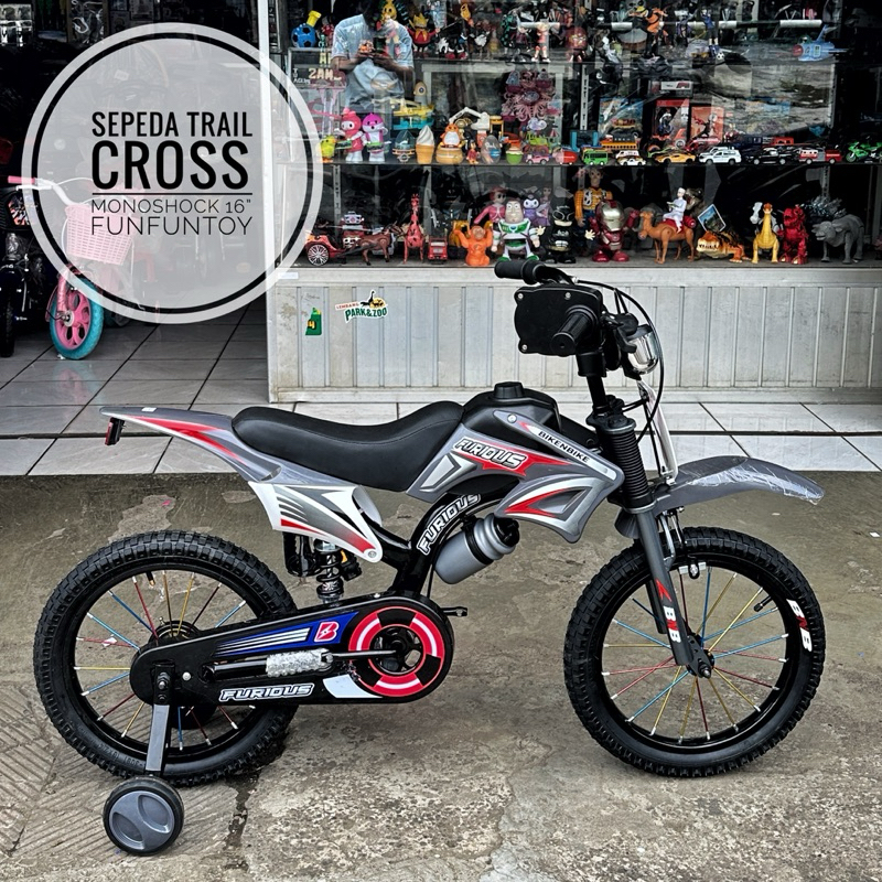 Jual Sepeda Anak Laki BMX BNB Trail GP Furious Ukuran 16 inch Edisi ...