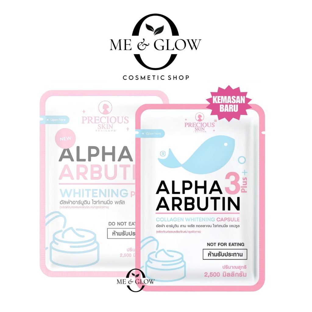 Jual PRECIOUS SKIN ALPHA ARBUTIN WHITENING PLUS 10 kapsul - 3 PLUS ...