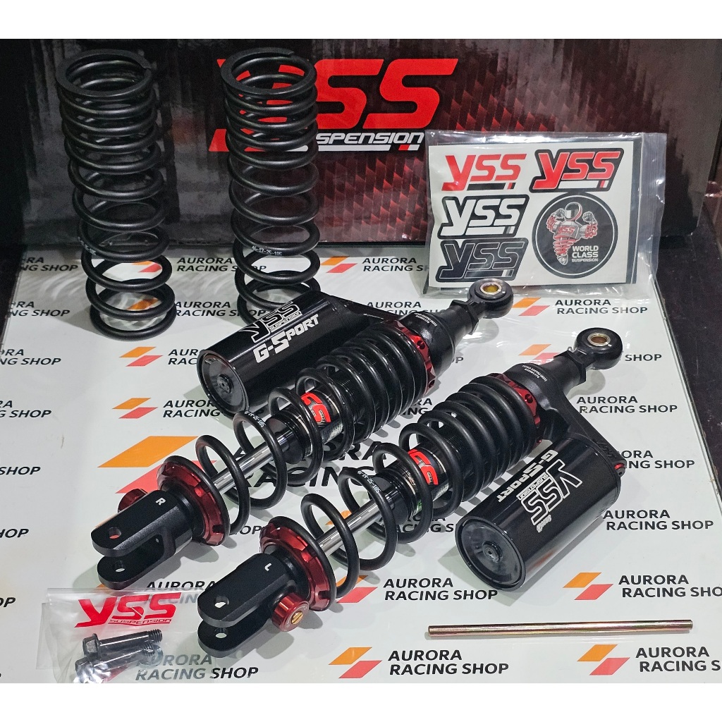 Jual SHOCKBREAKER YSS G SPORT SMOOTH BLACK YAMAHA NMAX 155 OLD ( 335 MM ) / NEW NMAX 155 ( 310 ...