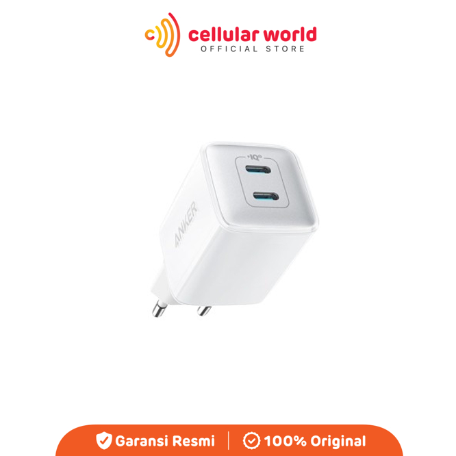 Jual Anker Adaptor 521 Nano Pro Dual Input Type C [Garansi Resmi] | Shopee Indonesia