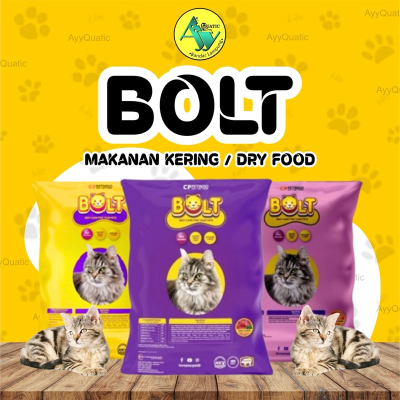Jual BOLT DRY FOOD ADULT | Pakan Kucing | Makanan Kucing | Shopee Indonesia