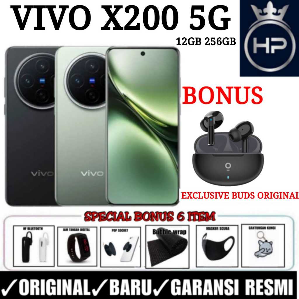 Jual VIVO X200 PRO 5G 16/512 & VIVO X200 5G 12/256 GARANSI RESMI | Shopee Indonesia