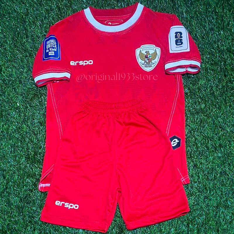Jual Jersey Timnas Anak 2024 Home Jersey Timnas Indonesia Anak Setelan Baju Anak Jersey Bola ...