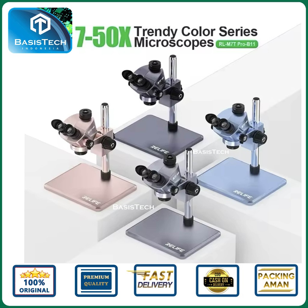 Jual MIKROSKOP RELIFE HD TRINOCULAR - MICROSCOPE RELIFE RL M7T PRO B11 ...