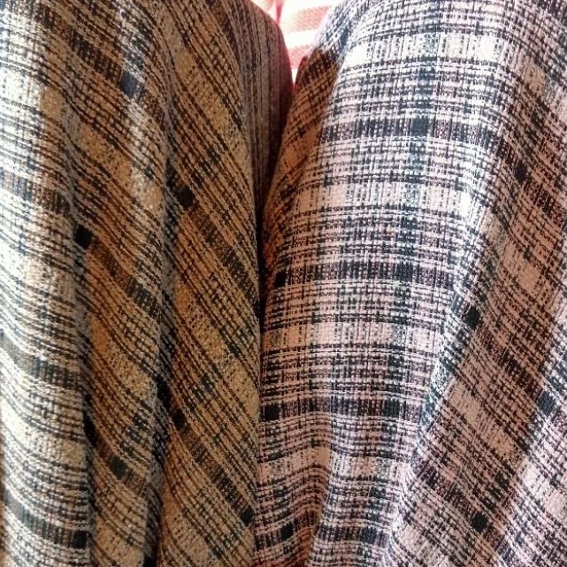Jual Kain Tweed Acrilik Two Tone Import - Kain Tweed Blazer - Kain ...